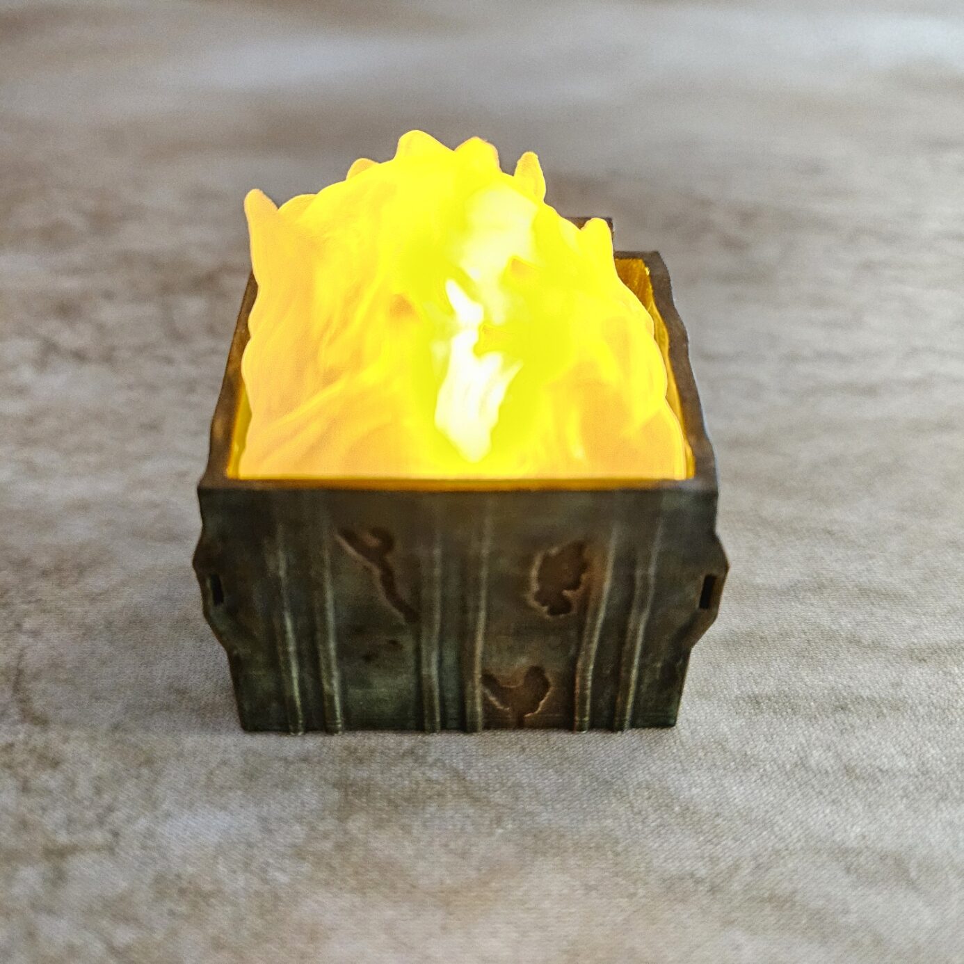 LED Dumpster Fire – Bad Goblin Games