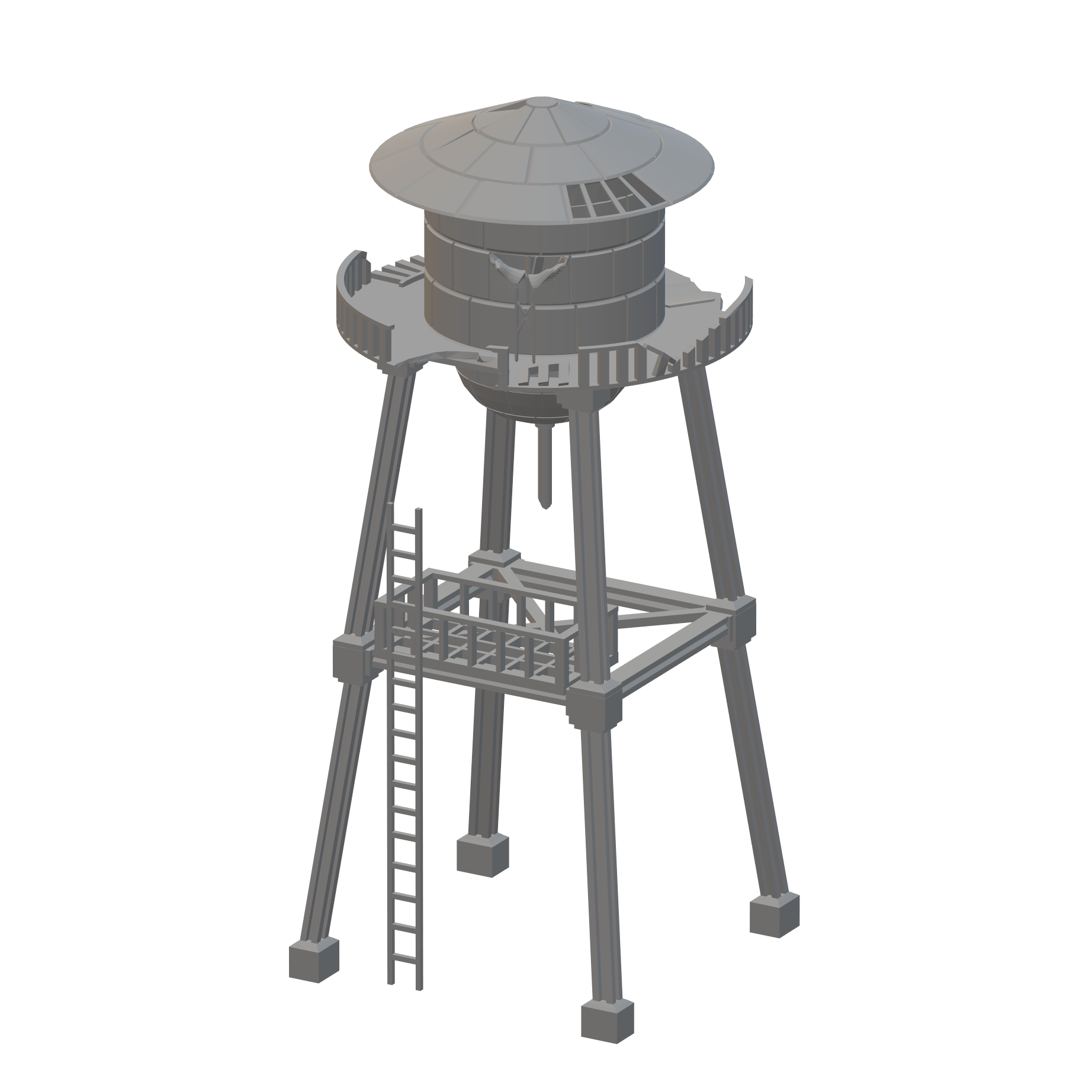 Water Tower – STL – Bad Goblin Games